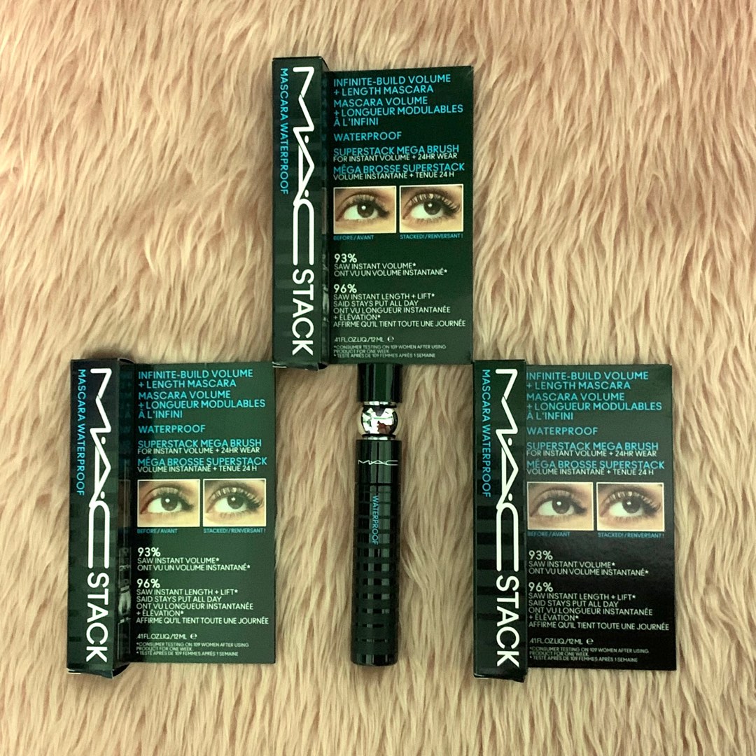 MAC Stack Waterproof Mascara, Beauty & Personal Care, Face, Makeup on ...