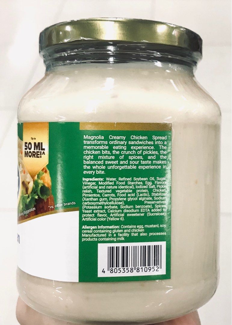 Magnolia Creamy Chicken Spread 520mL, Food & Drinks, Packaged & Instant ...