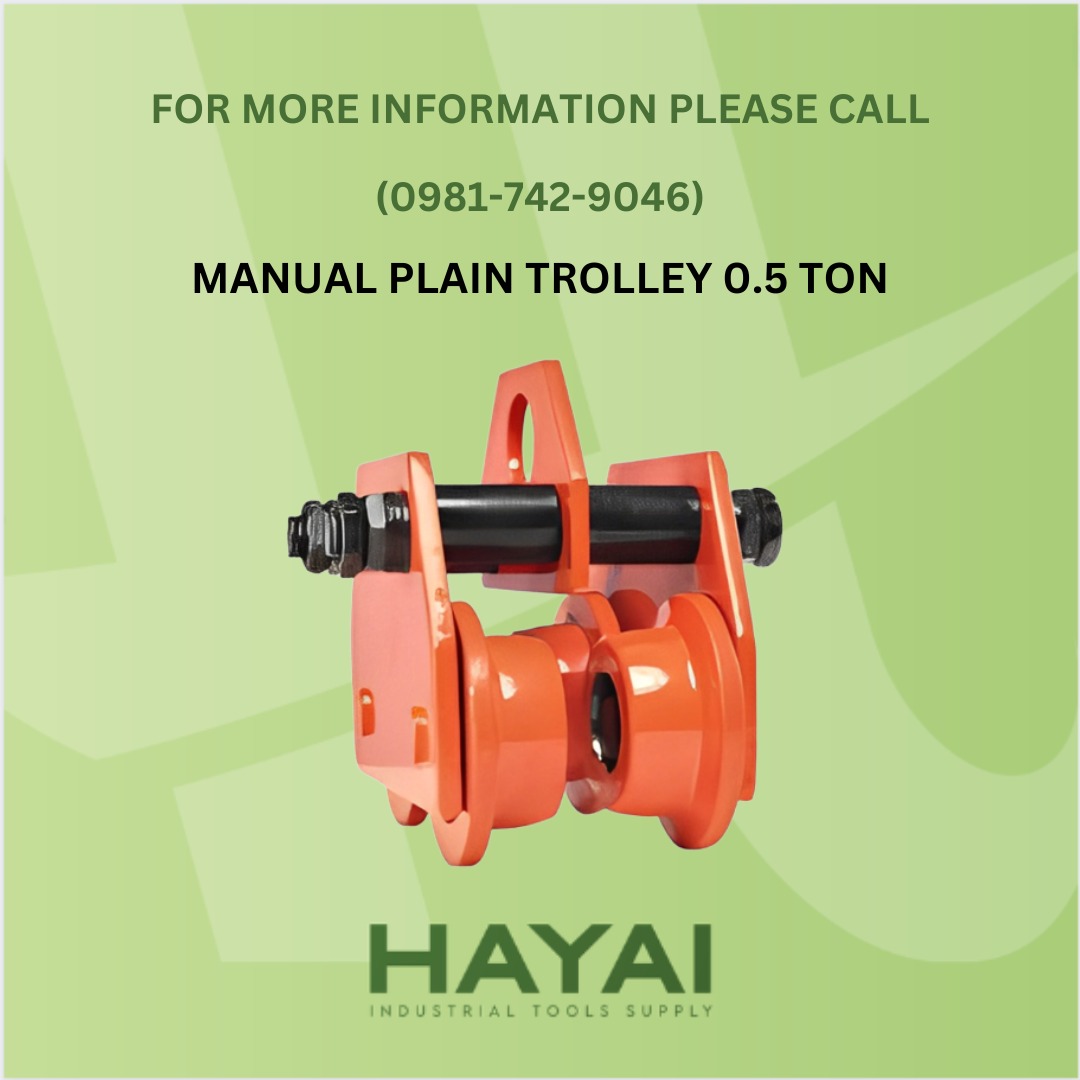 MANUAL PLAIN TROLLEY 0.5 TON, Commercial & Industrial, Construction ...