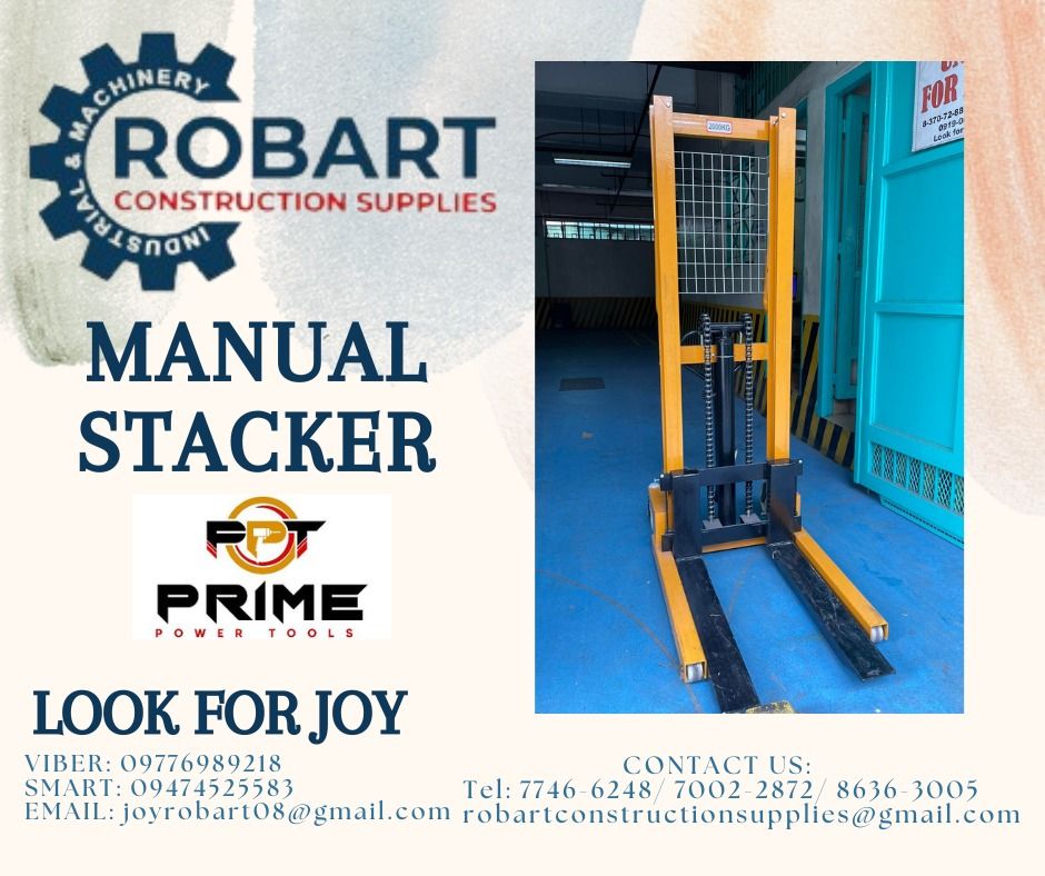 MANUAL STACKER, Commercial & Industrial, Construction Tools & Equipment ...