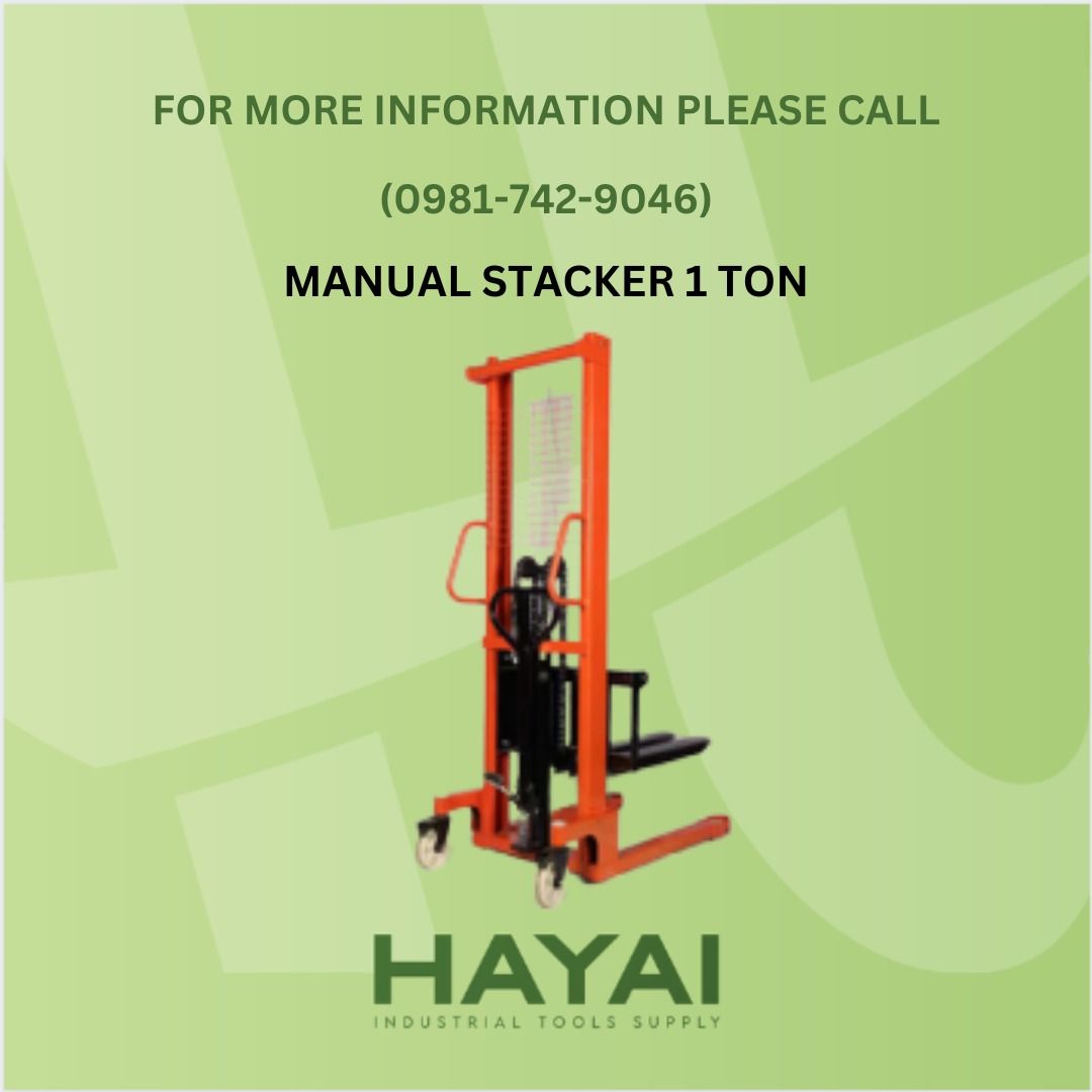 MANUAL STACKER 1 TON, Commercial & Industrial, Construction Tools ...