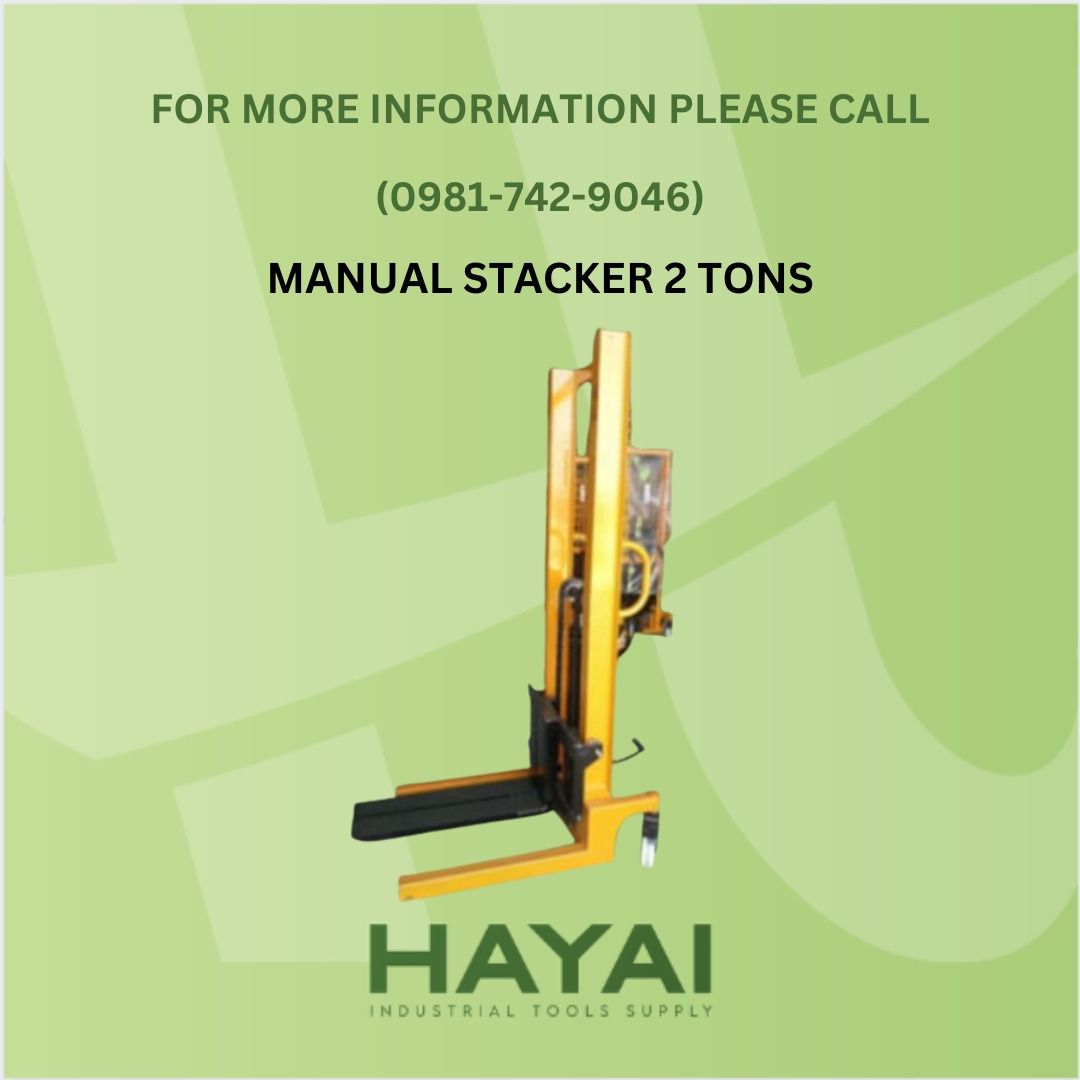MANUAL STACKER 1 TON, Commercial & Industrial, Construction Tools ...