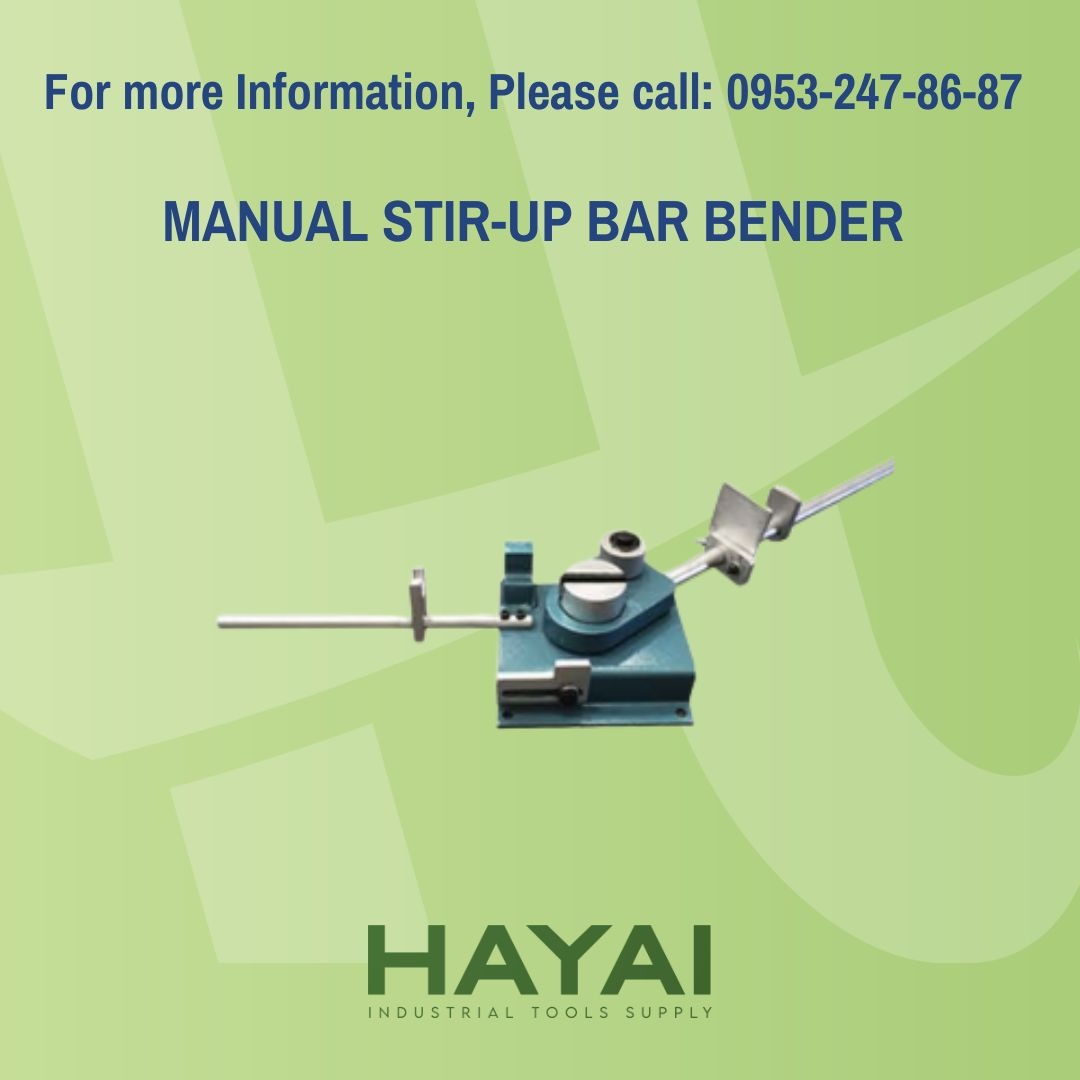 MANUAL STIR-UP BAR BENDER, Commercial & Industrial, Construction Tools ...