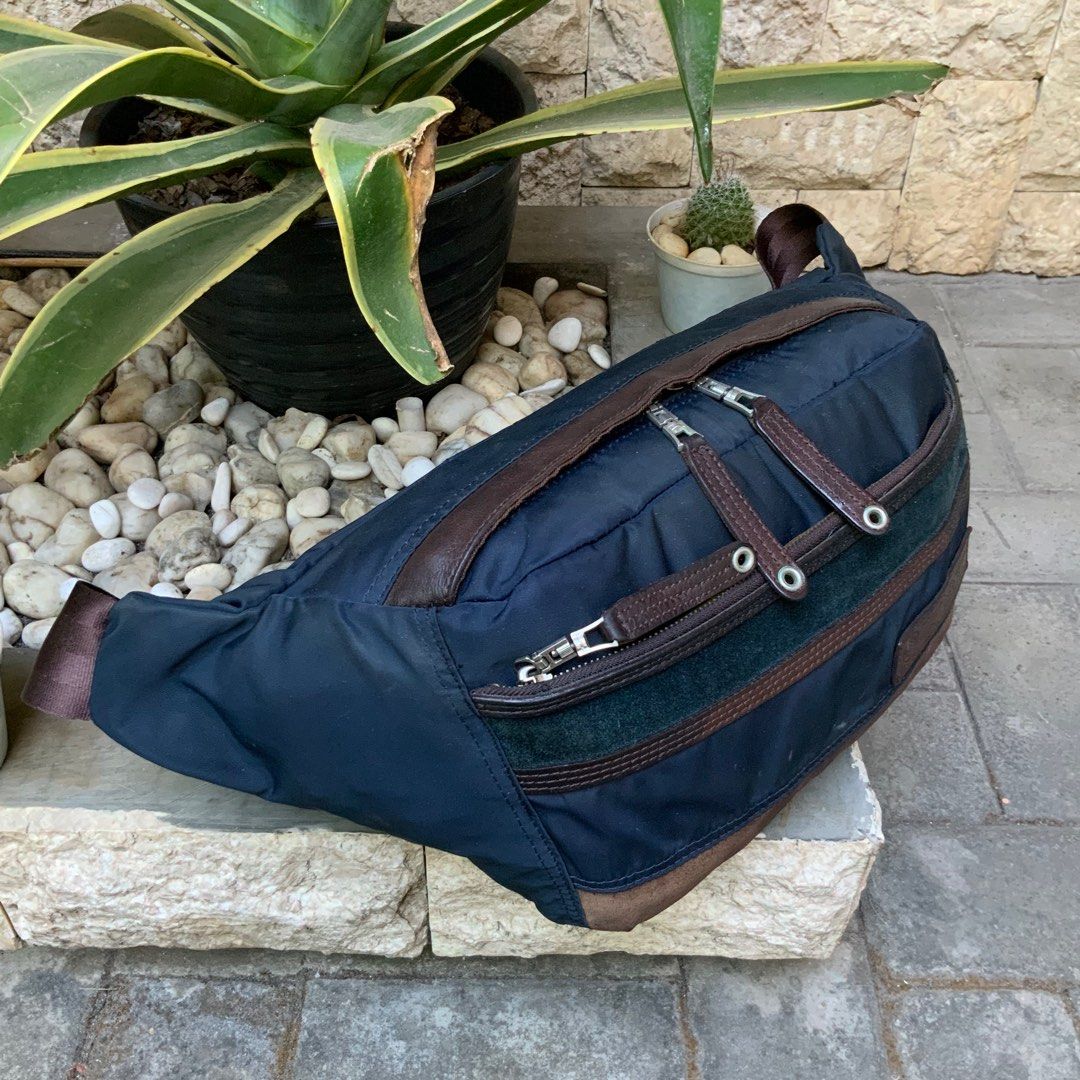 MASTER-PIECE JAPAN GENUINE LEATHER MSPC WAIST BAG MASTERPIECE X PORTER ...
