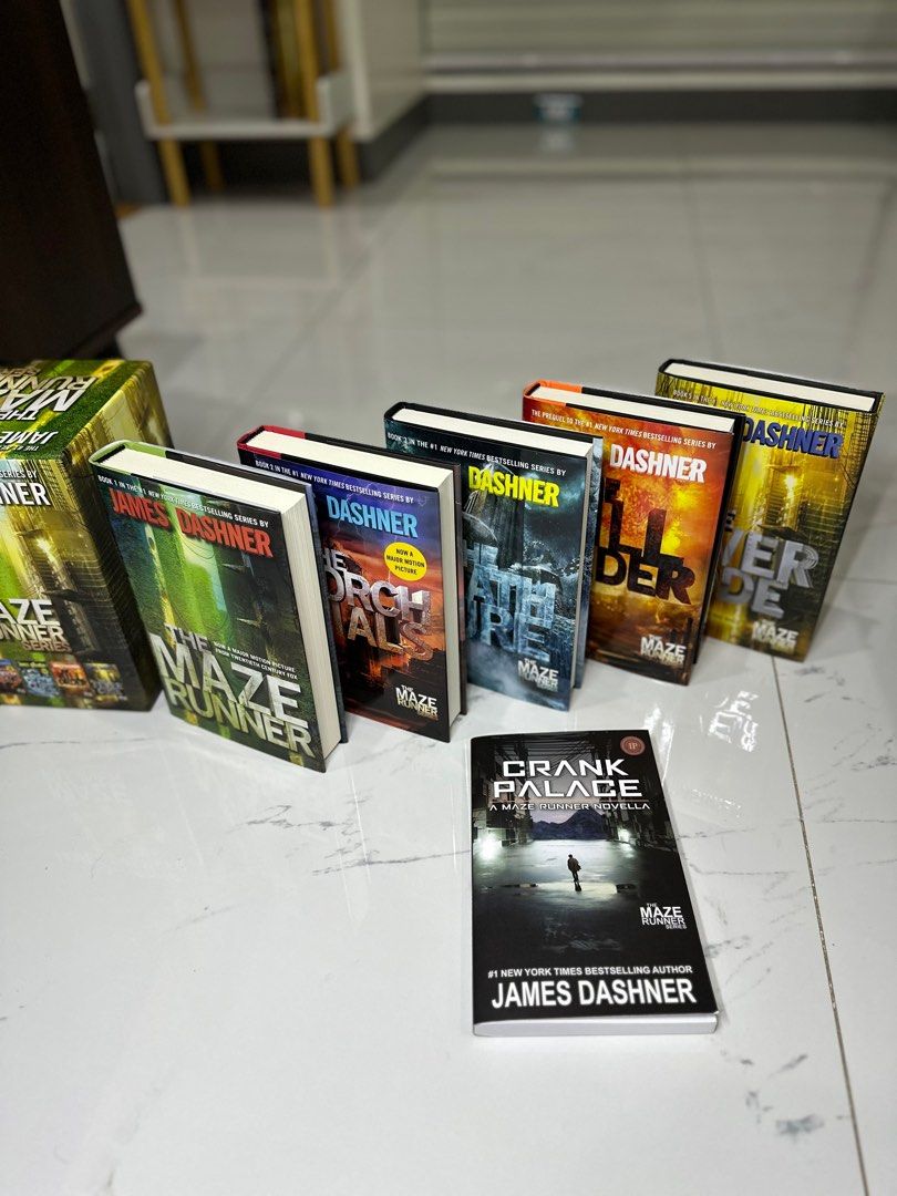 **SOLD** MAZE RUNNER Boxed Set + Crank Palace Novela by JAMES DASHNER ...