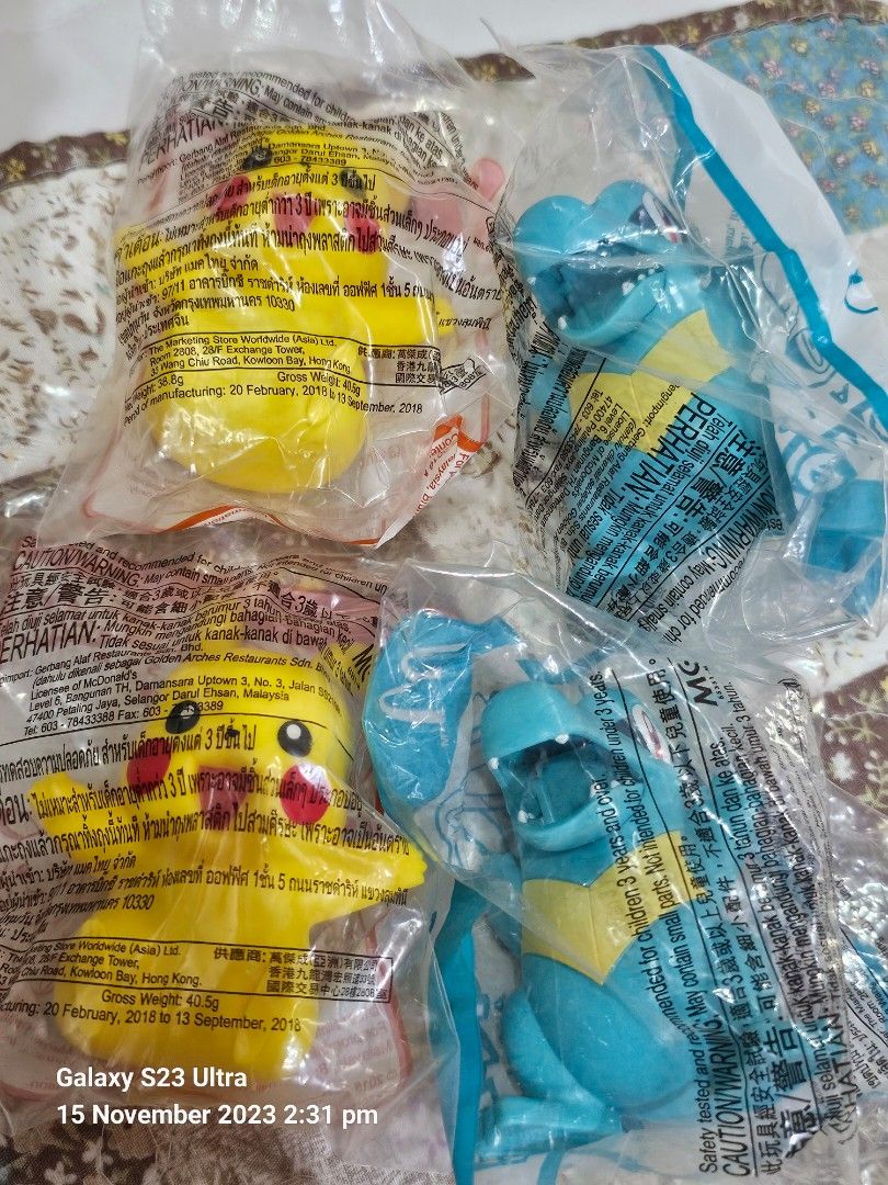 MC DONALD POKEMON, Hobbies & Toys, Toys & Games on Carousell
