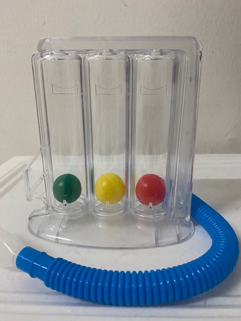 Medifine Respirometer 3 balls, Health & Nutrition, Assistive ...