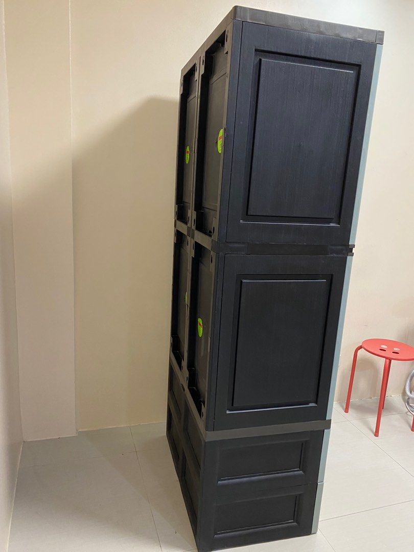 Megabox Wardrobe Cabinet w/ 2 drawer, Furniture & Home Living ...