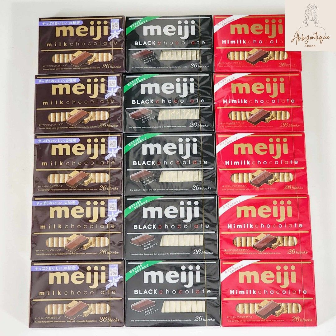 Meiji Milk / Black / Hi-Milk Chocolate, Food & Drinks, Other Food ...