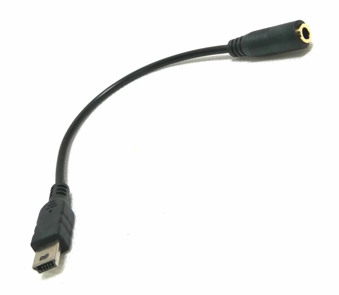 Mini Usb to 3.5mm female Audio jack-port Microphone Adapter Cable(5229 ...