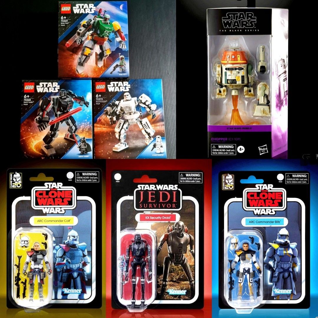 MISB Hasbro Star Wars Rebels Black Series Chopper (CI-10P), Clone Wars ...