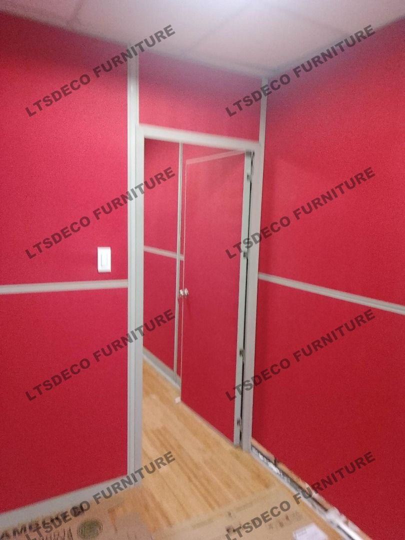 MODULAR PARTITION HIGH PANEL WITH DOOR OFFICE FURNITURE AND PARTITION ...