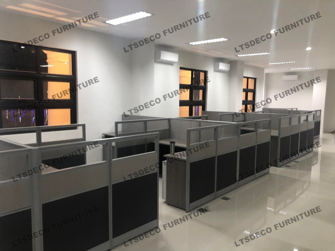 MODULAR PARTITION WORKSTATION CUBICLE OFFICE FURNITURE AND PARTITION ...