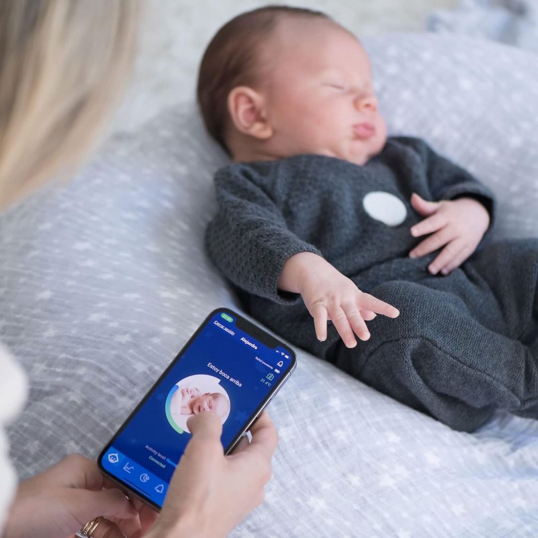 MonBaby Baby Breathing Monitor with Breathing, Rollover Movement and ...