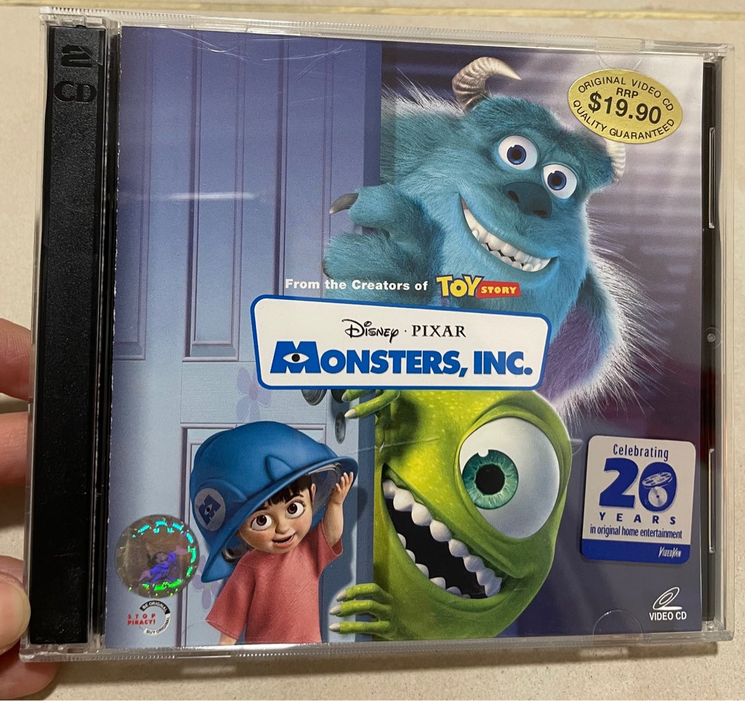 Monsters, INC Disney PIXAR, Hobbies & Toys, Music & Media, CDs & DVDs ...