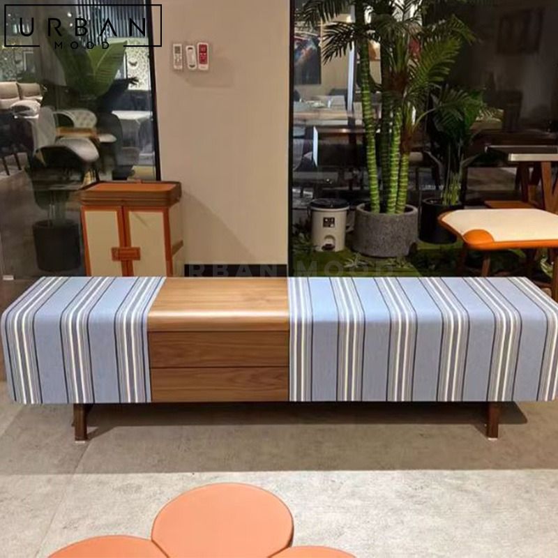 MRIAE Modern Storage Bench, Furniture & Home Living, Furniture, Chairs ...