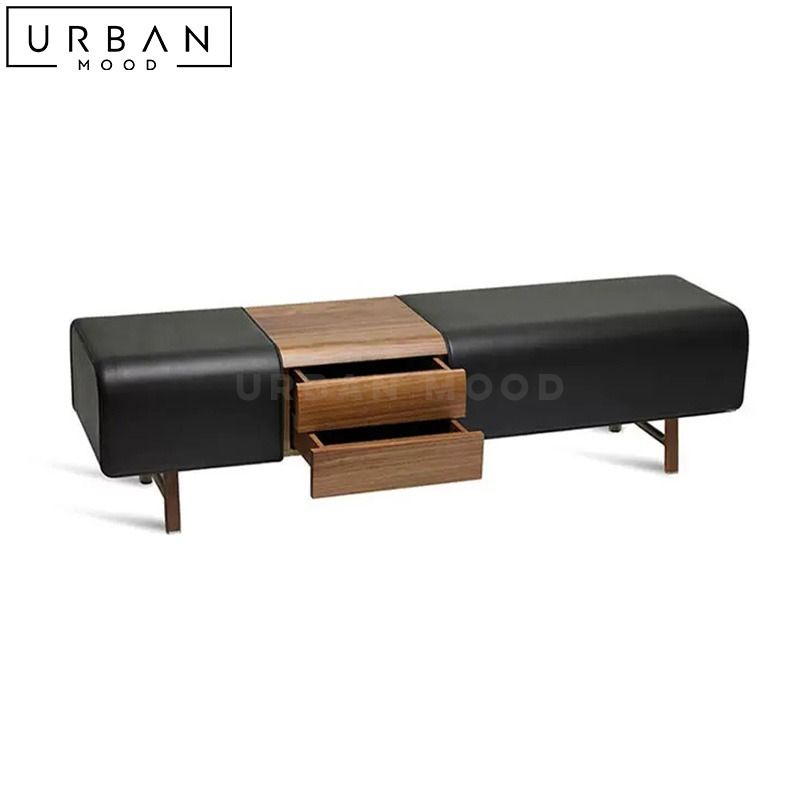 MRIAE Modern Storage Bench, Furniture & Home Living, Furniture, Chairs ...