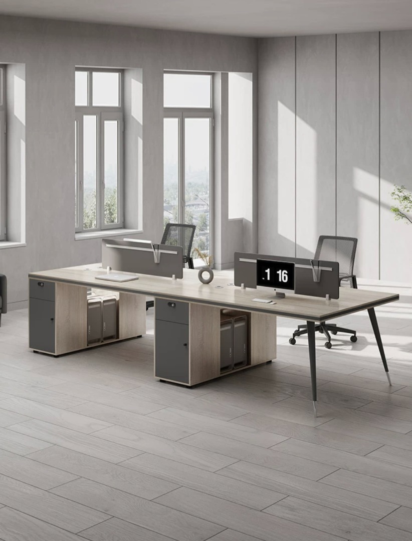 Multifunctional Excellence: Upgraded Staff Desk & Chair Combination for ...