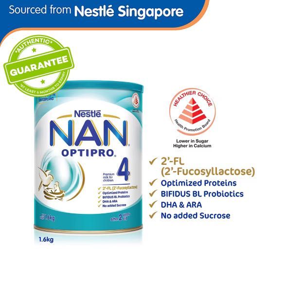 Nestle NAN Optipro Stage 4 Growing Up Milk 1.6kg - From 24 Months ...
