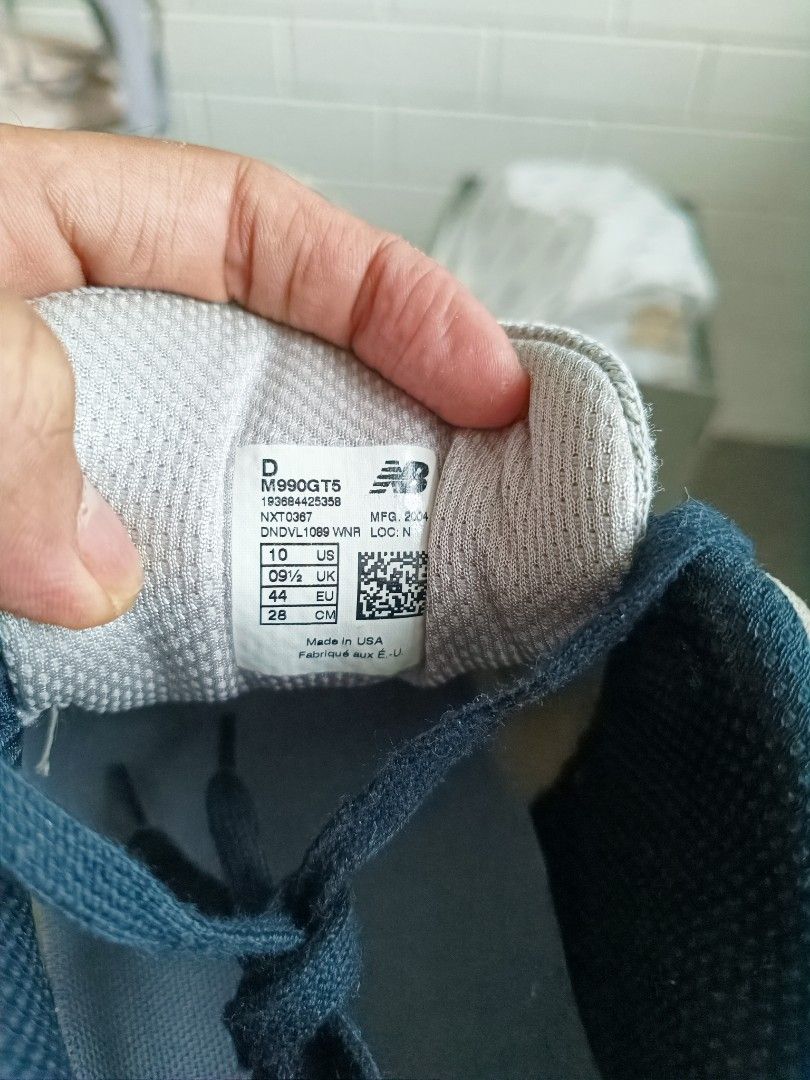 New Balance 990v5 (M990GT5) - 10US, Men's Fashion, Footwear, Sneakers on Carousell