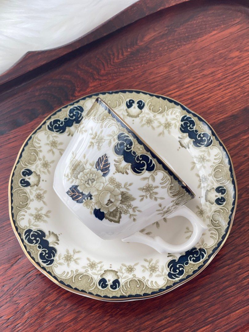 Nikko Double Phoenix Tea Cup duo, Furniture & Home Living, Kitchenware ...