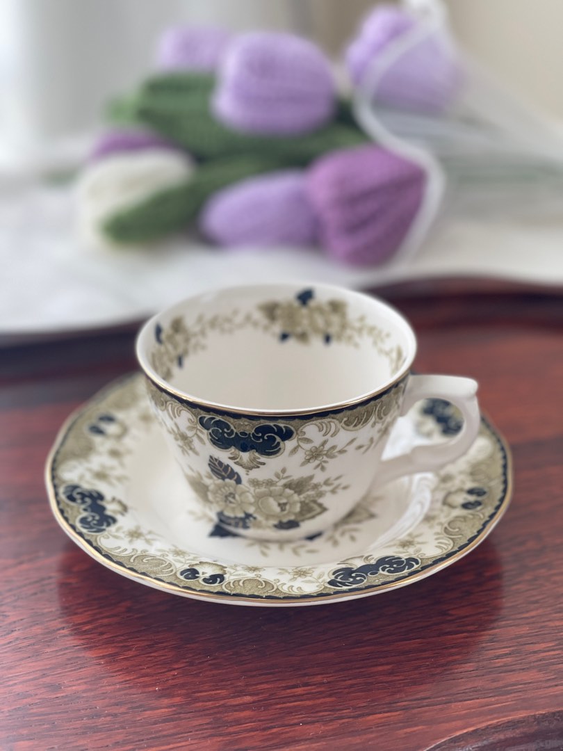 Nikko Double Phoenix Tea Cup duo, Furniture & Home Living, Kitchenware ...