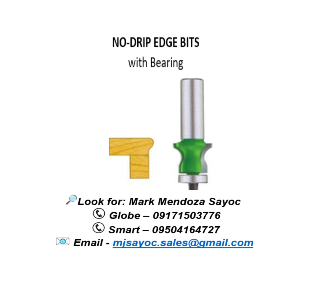 NO-DRIP EDGE BITS with Bearing, Commercial & Industrial, Construction Tools & Equipment on Carousell