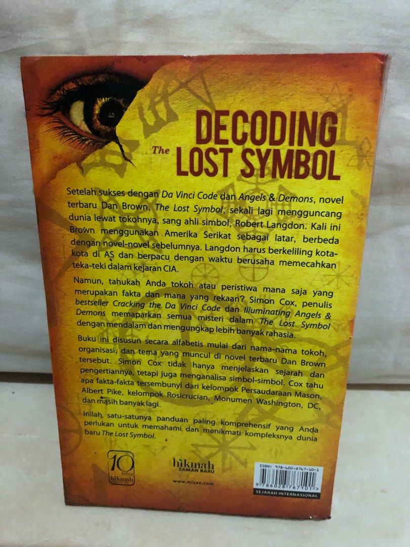 Novel Decoding The Lost Symbol, Buku & Alat Tulis, Buku di Carousell Novel Decoding The Lost Symbol, Buku & Alat Tulis, Buku di Carousell