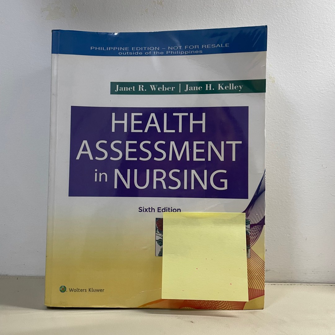 (Nursing Books) Health Assessment in Nursing with Manual, Hobbies ...