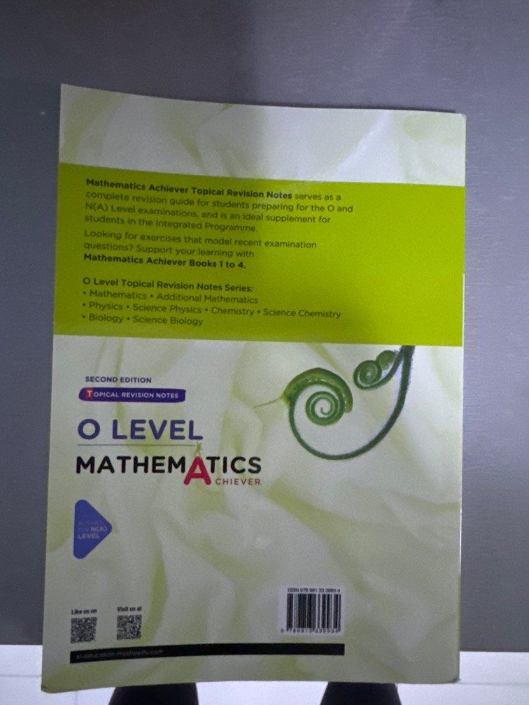 O level Mathematics topical revision notes (express/NA), Hobbies & Toys ...