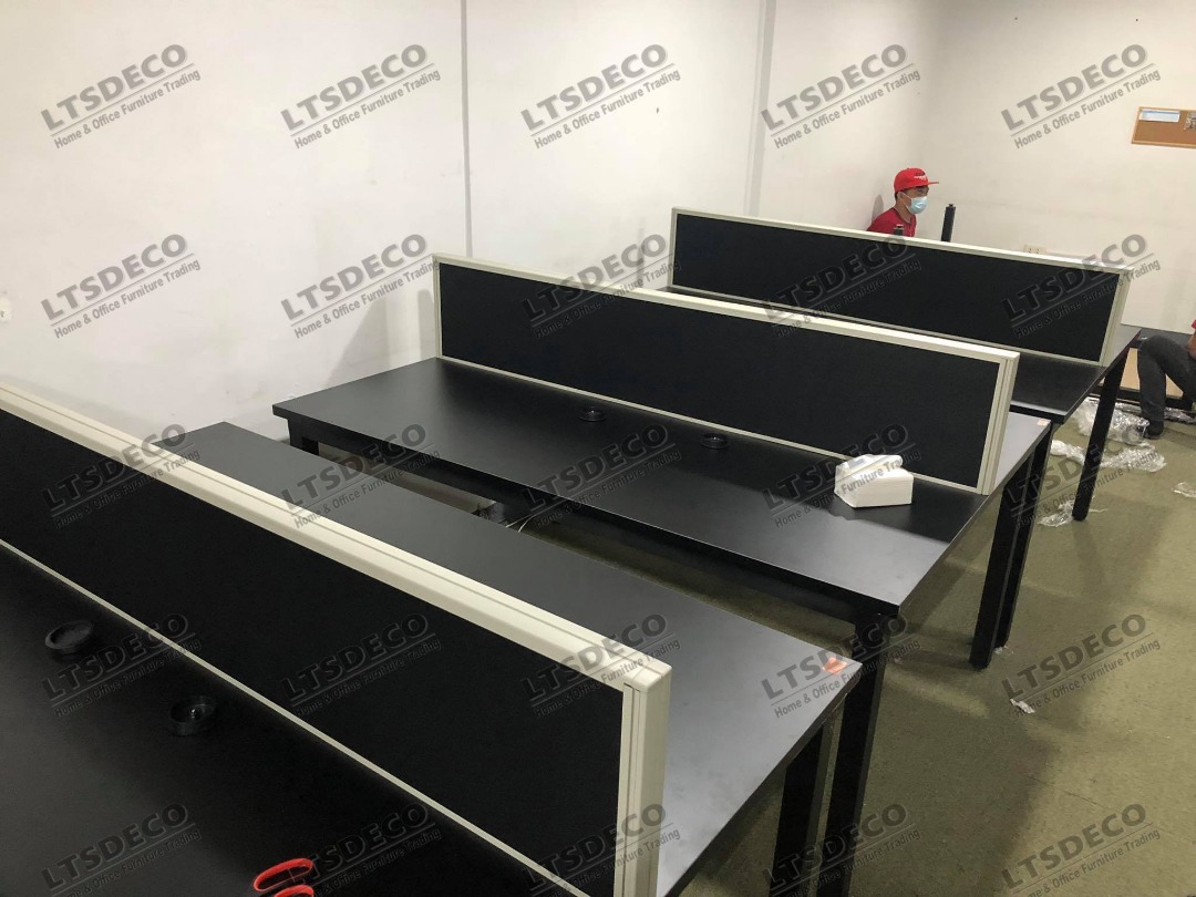 OFFICE TABLE W/ TOP PANEL PARTITION | HOME AND OFFICE FURNITURE ...