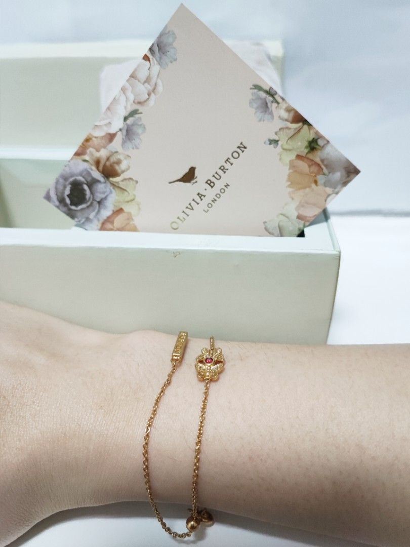 Olivia Burton Gold Bracelet, Women's Fashion, Jewelry & Organisers ...