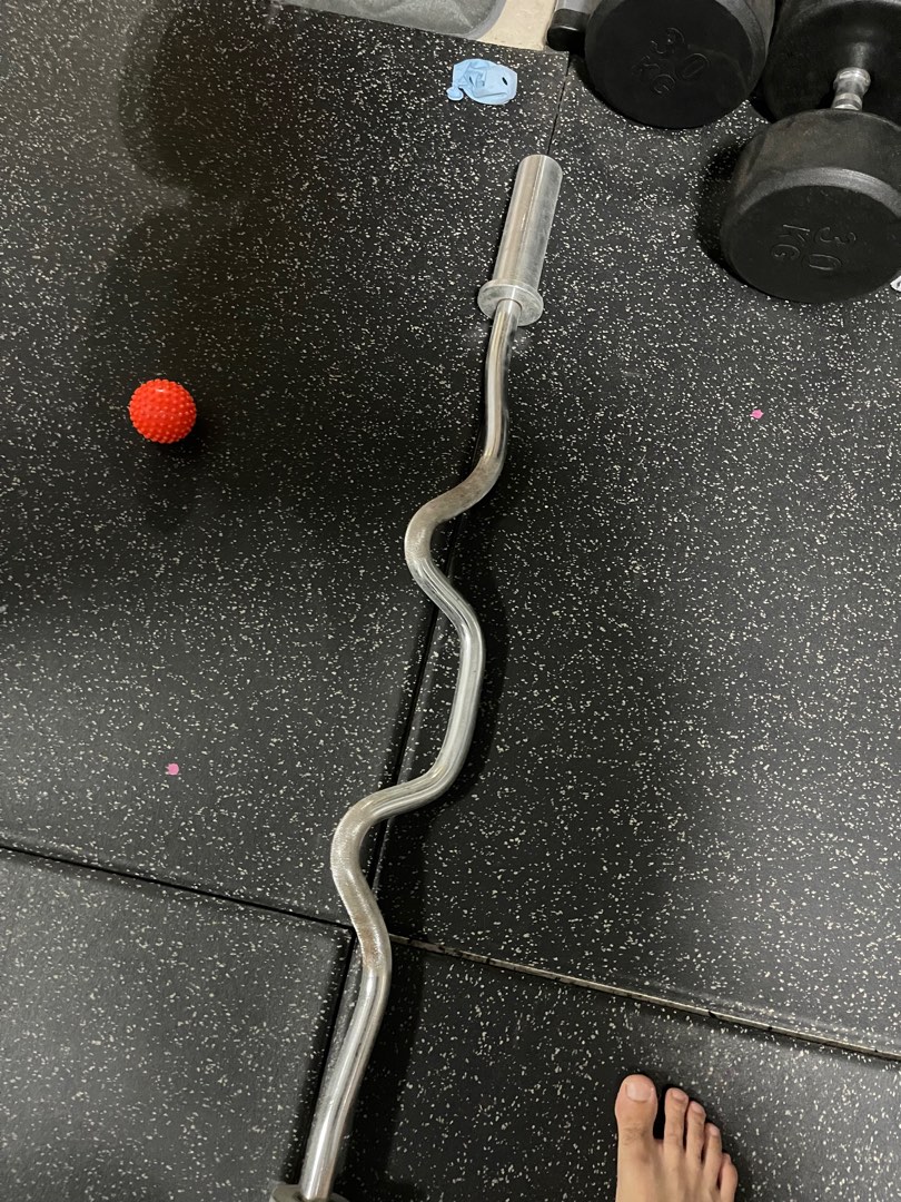 Olympic Ez Bar, Sports Equipment, Exercise & Fitness, Weights ...