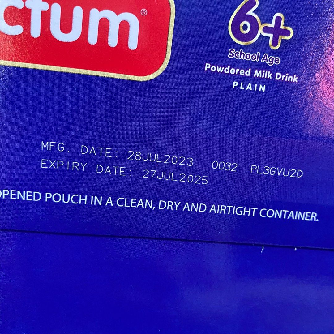 [Online Exclusive] Lactum Powdered Milk Drink for 6+ years old 8kg [4kg Twin Pack x 2s], Babies ...