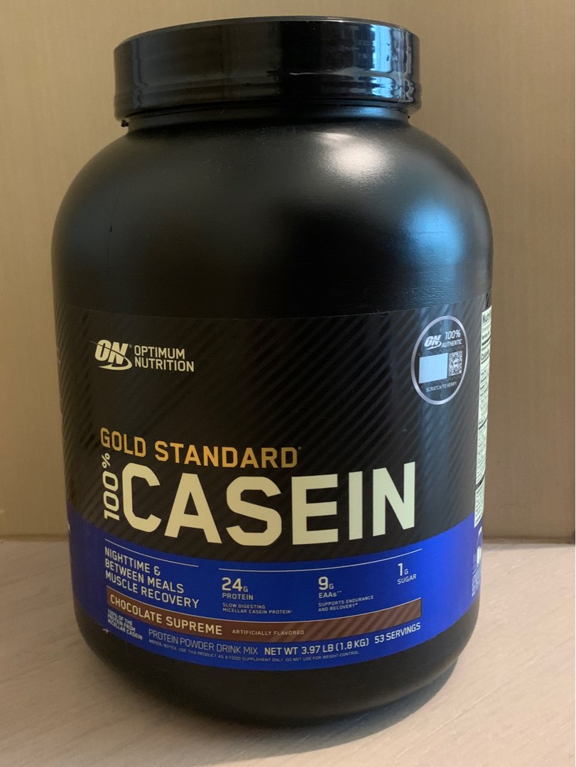 optimum nutrition casein protein 1.8kg, 健康及營養食用品, 健康補充品, 健康補充品 - 健美營養劑 ...