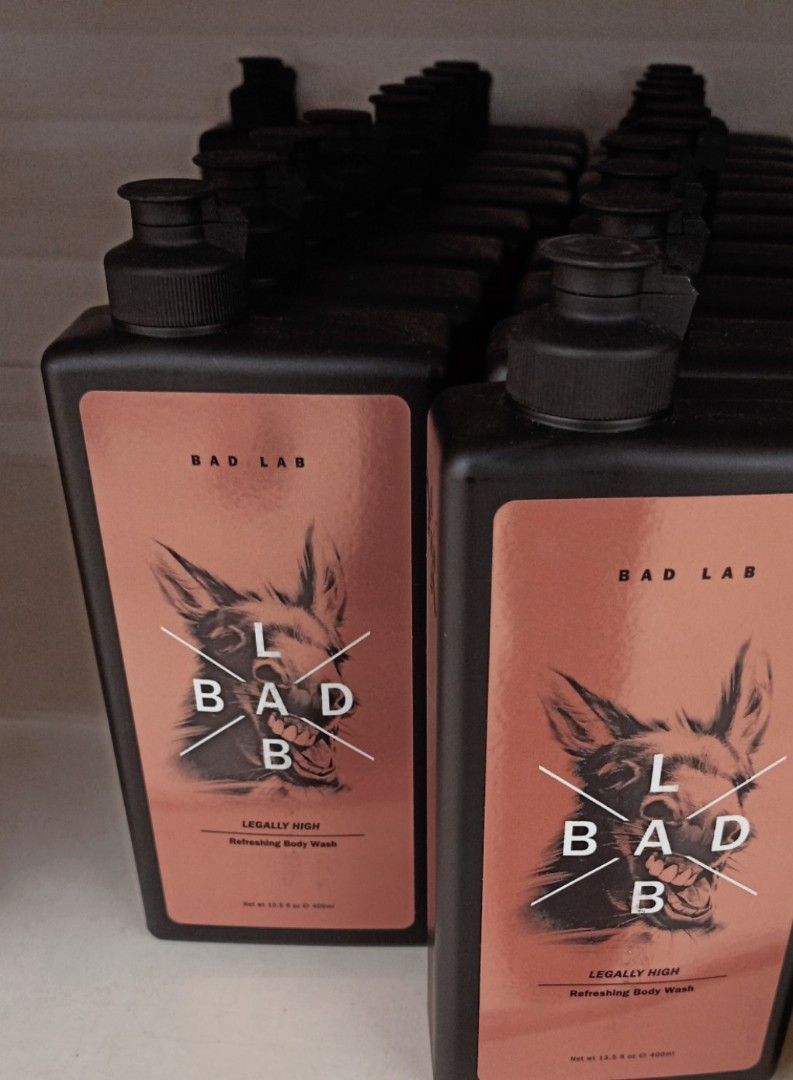 [BRAND NEW] BadLab 'LEGALLY HIGH' Refreshing Body Wash 400ml, Beauty ...