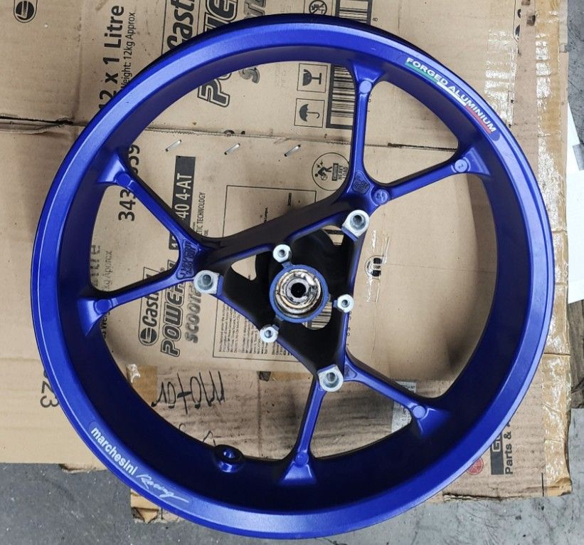 Original Aerox rim, Motorcycles, Motorcycle Accessories on Carousell