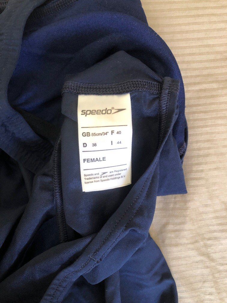Original dark blue speedo women, Women's Fashion, Swimwear, Bikinis ...