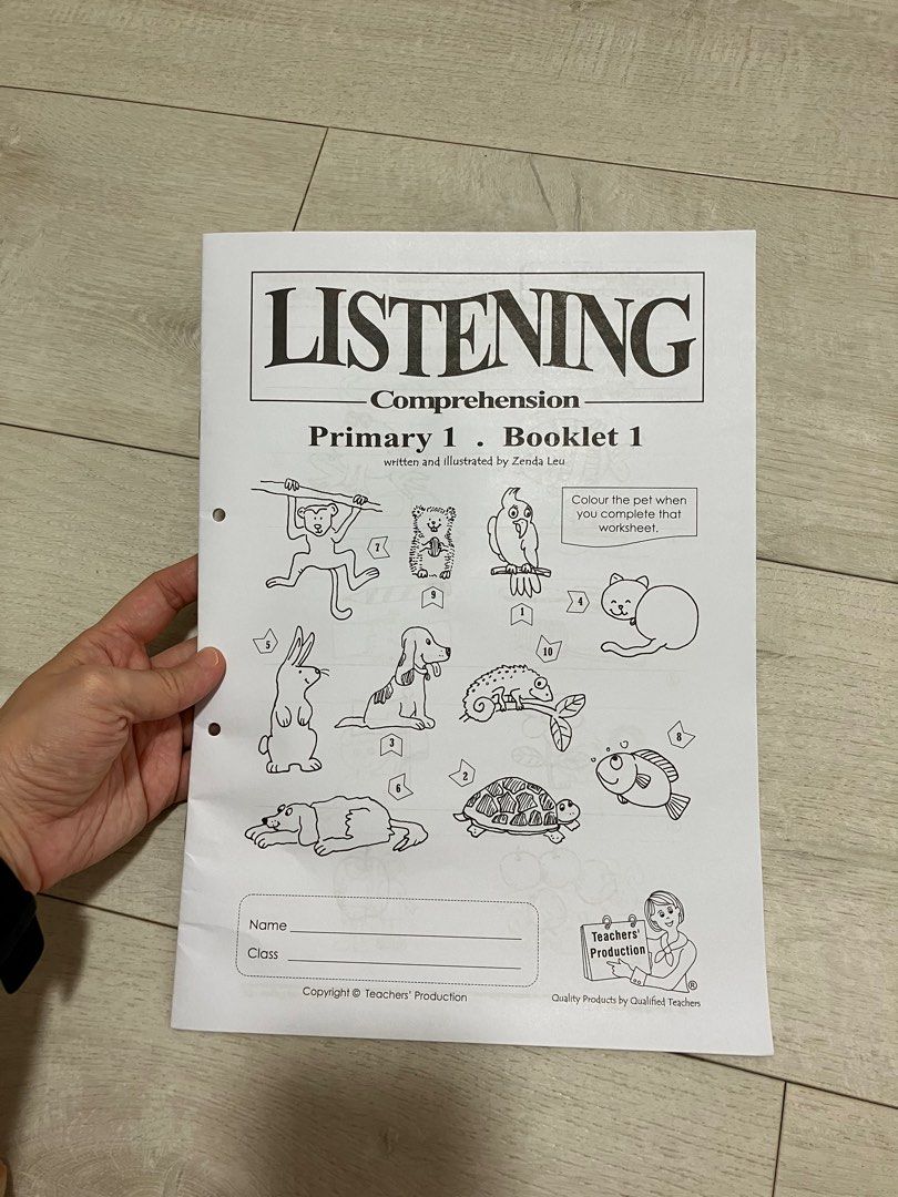 P1 Listening Comprehension Booklets 1 & 2, Hobbies & Toys, Books ...