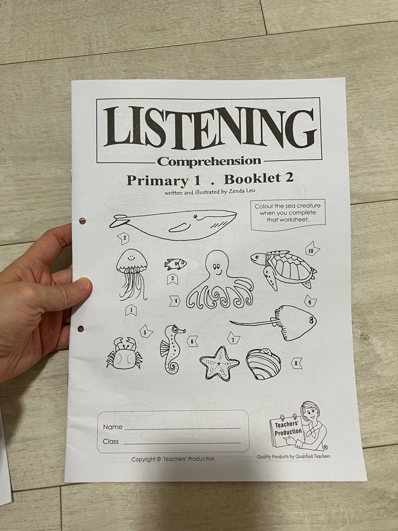 P1 Listening Comprehension Booklets 1 & 2, Hobbies & Toys, Books ...