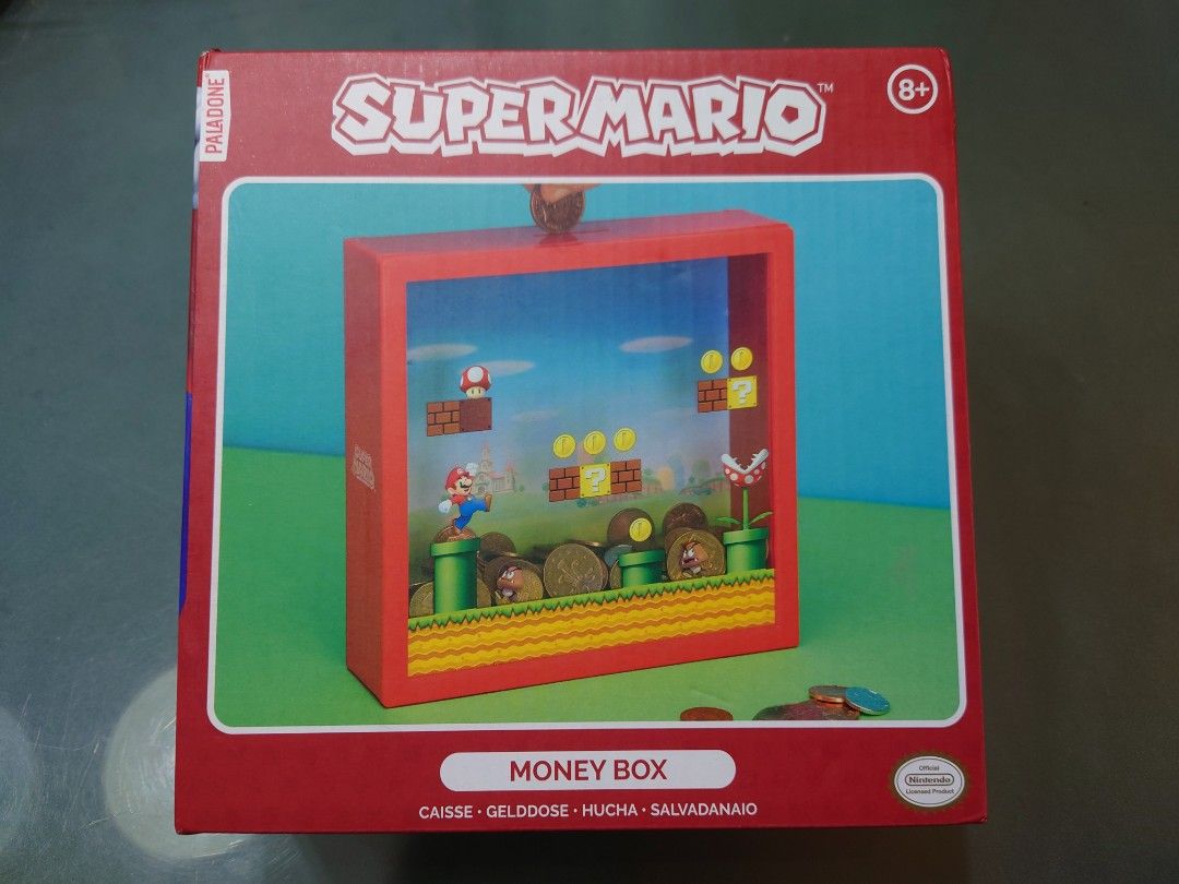 Paladone Super Mario Money Box / Coin Bank, Hobbies & Toys, Toys ...