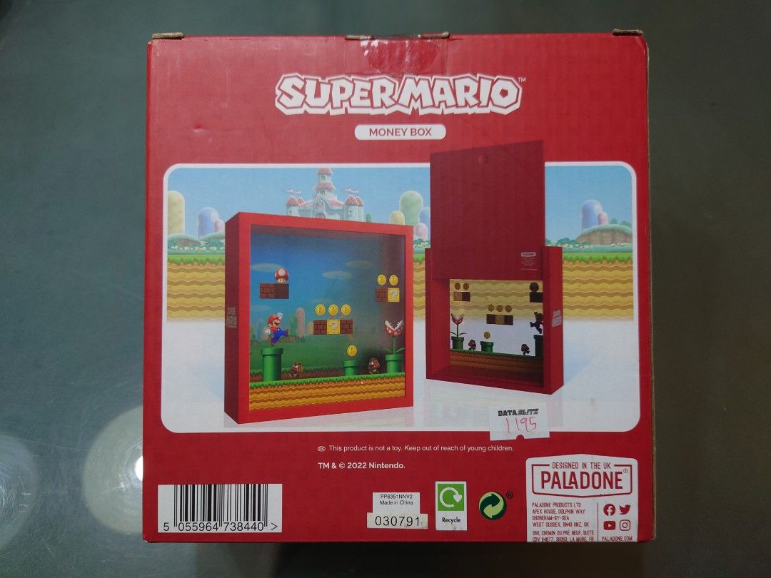 Paladone Super Mario Money Box / Coin Bank, Hobbies & Toys, Toys ...
