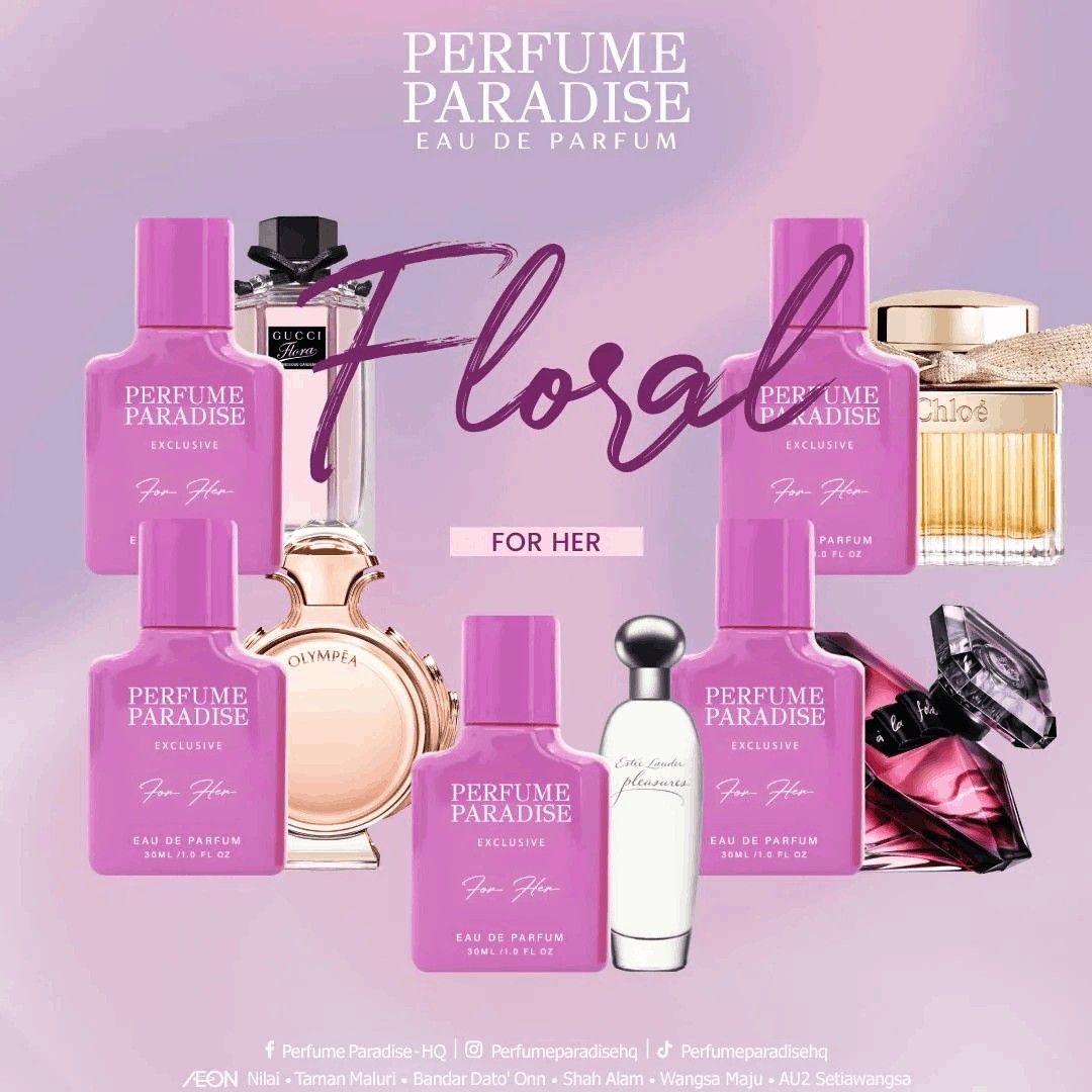 Perfume Paradise - For Her 30ml, Beauty & Personal Care, Fragrance ...