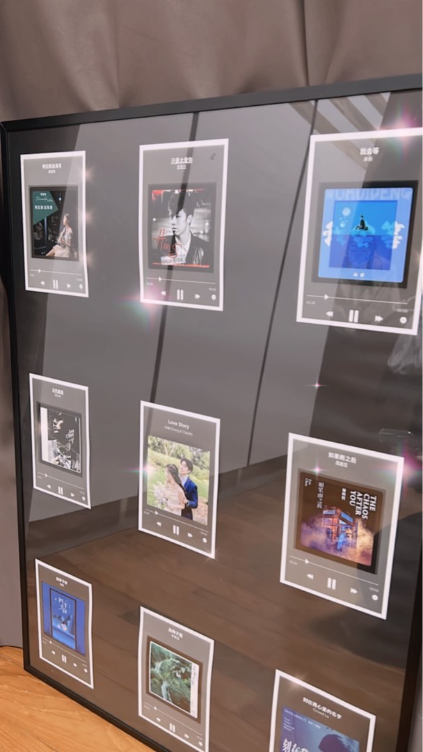 Personalized NFC Spotify Photo Board, Hobbies & Toys, Stationery ...