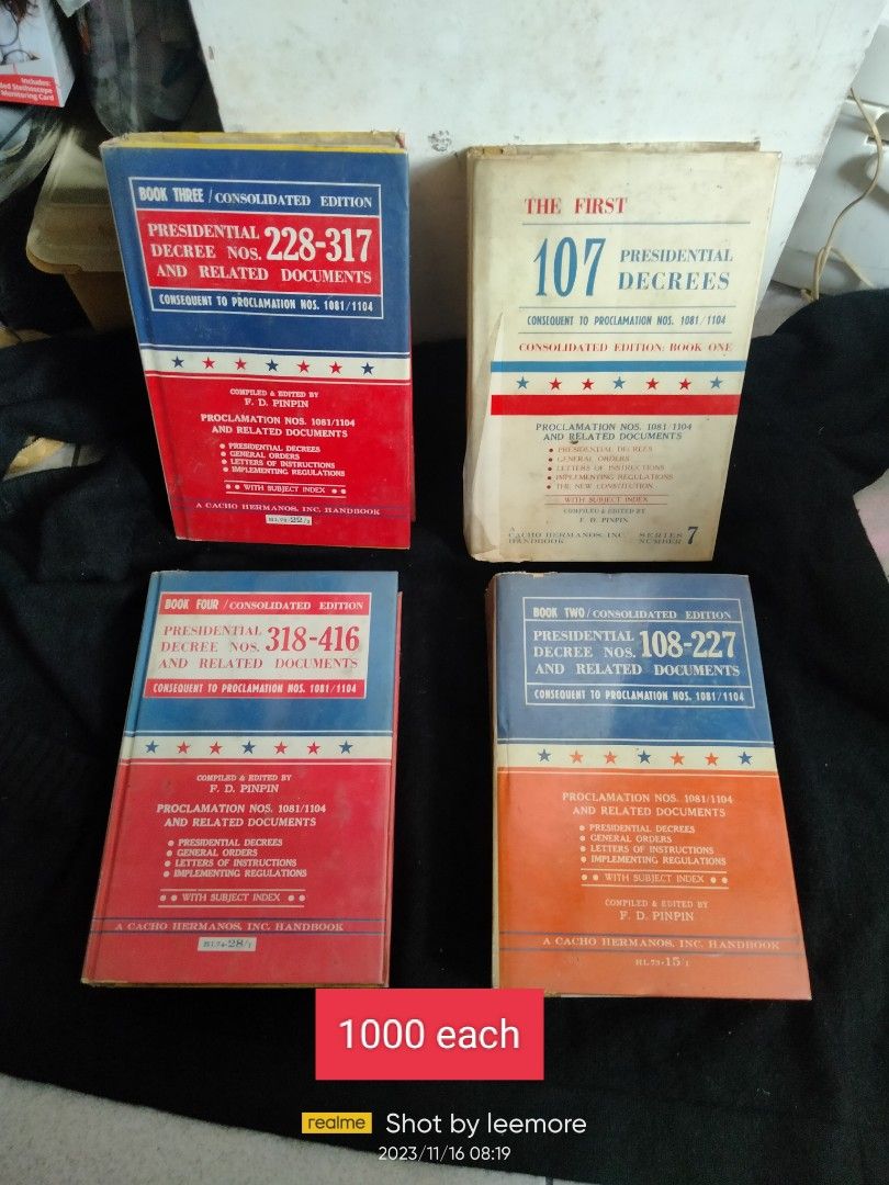 Philippines Law Books, Hobbies & Toys, Books & Magazines, Fiction & Non ...
