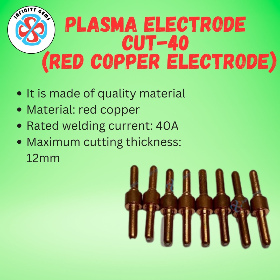 PLASMA ELECTRODE CUT-40 (RED COPPER ELECTRODE), Furniture & Home Living ...