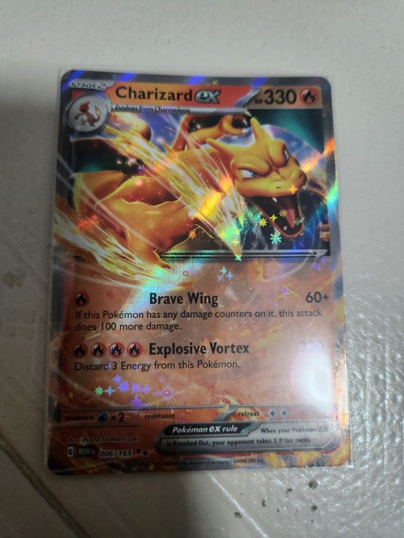 Pokemon 151 TCG Charizard EX, Hobbies & Toys, Toys & Games on Carousell