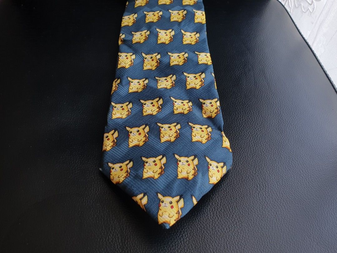Pokemon Pikachu Necktie, Men's Fashion, Watches & Accessories, Ties on ...