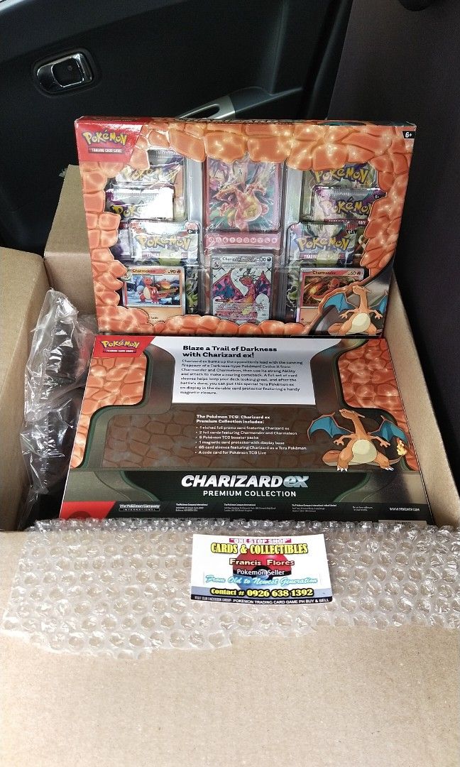 Pokemon SEALED BOX - POKEMON CHARIZARD EX PREMIUM COLLECTION BOX ...