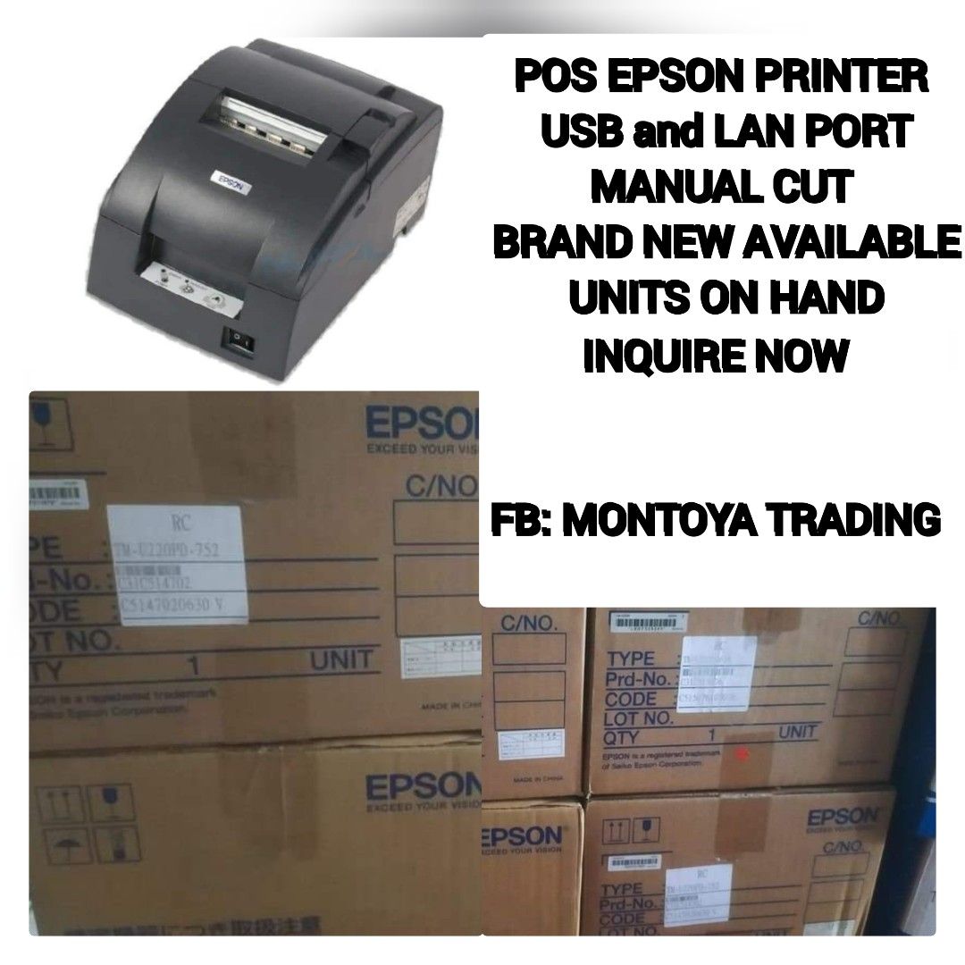 POS EPSON PRINTER BRAND NEW AVAILABLE ON HAND, Computers & Tech ...